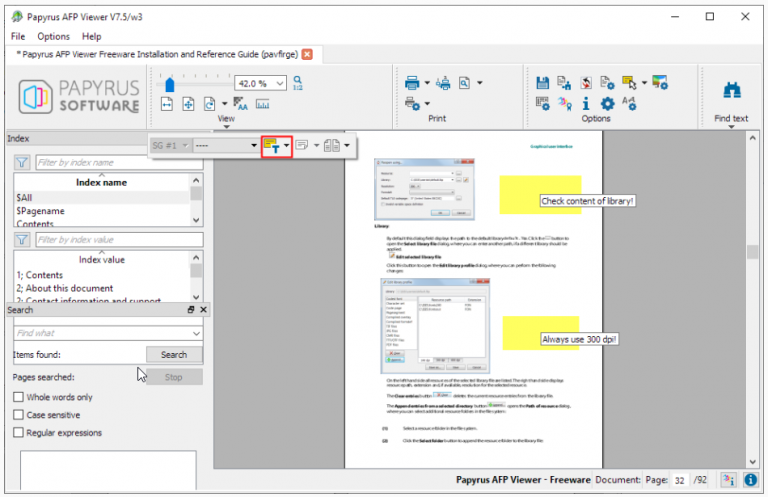 Papyrus free AFP Viewer: support for the industry standard to view AFP ...