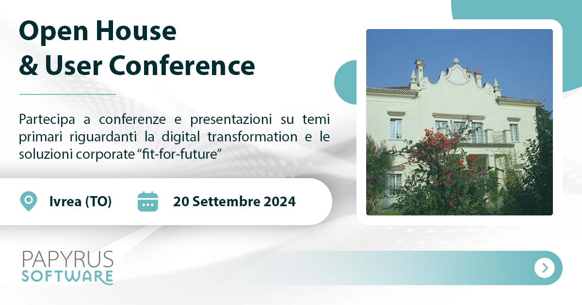 Papyrus Software Open House Italy 2024